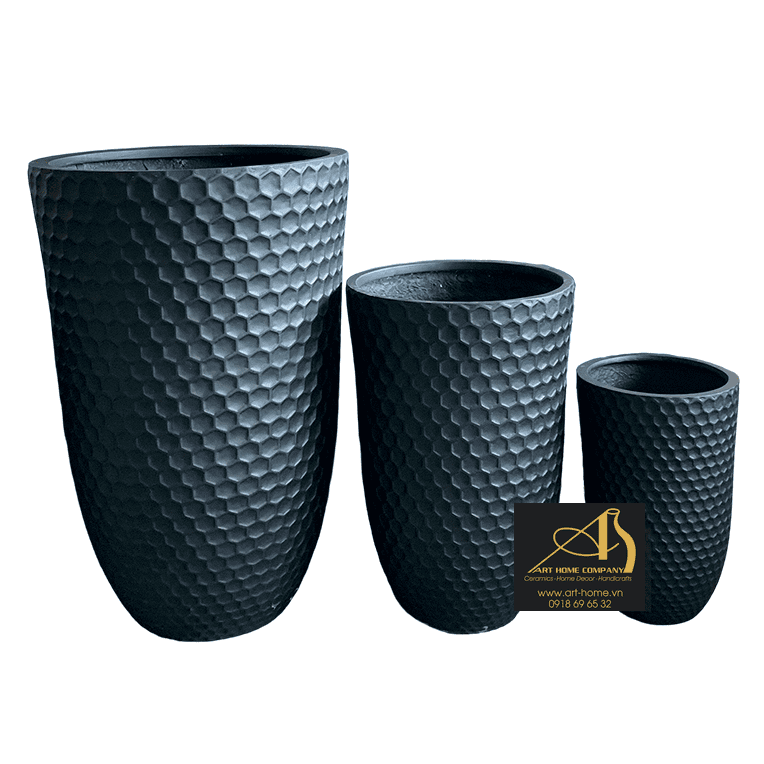 POLY POTS, POLY FIBER POT, COMPOSITE POT, FIBERGLASS POT